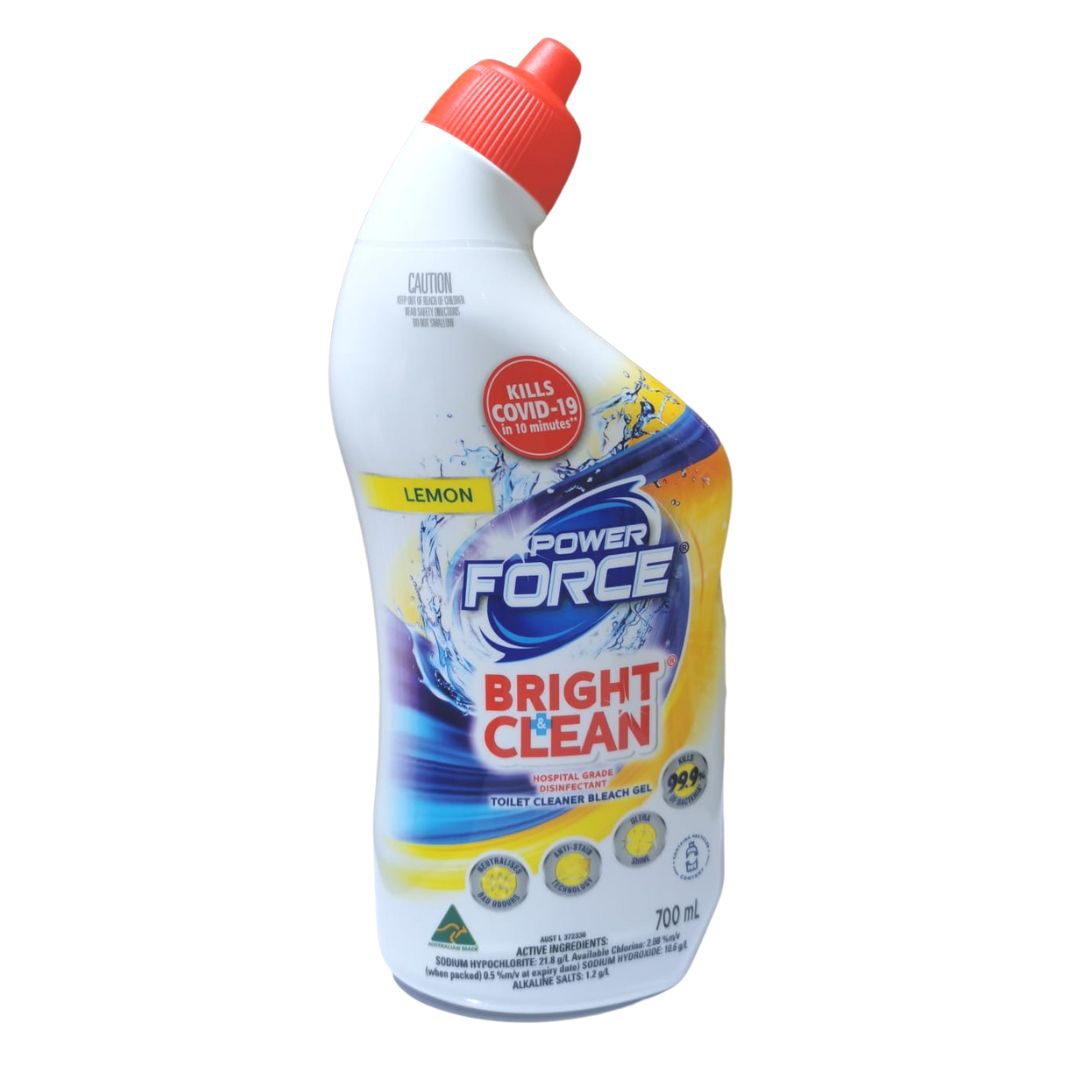 👑期間限定👑 Power Force 浴室清潔啫喱 檸檬味 Power Force Pro Toilet Cleaner Bleach Ge ...