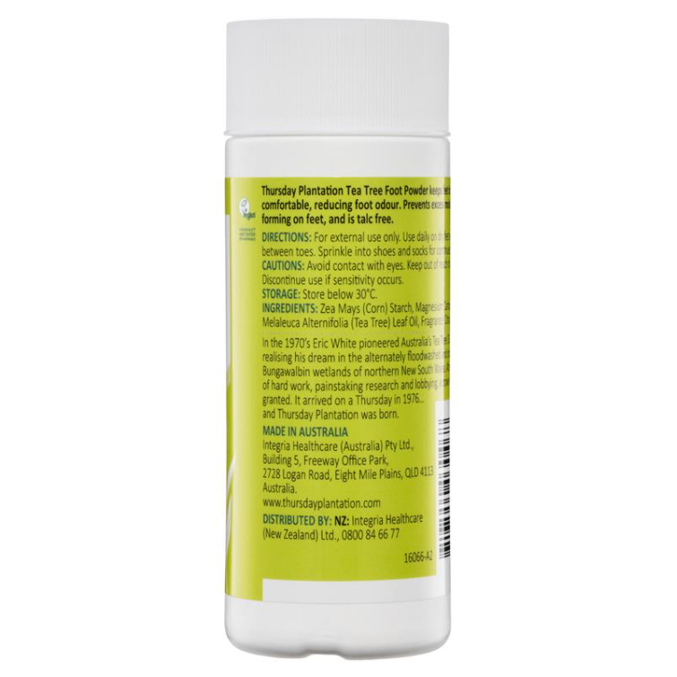 Thursday Plantation - Tea Tree Foot Powder 臭腳粉 100g – 澳紐記